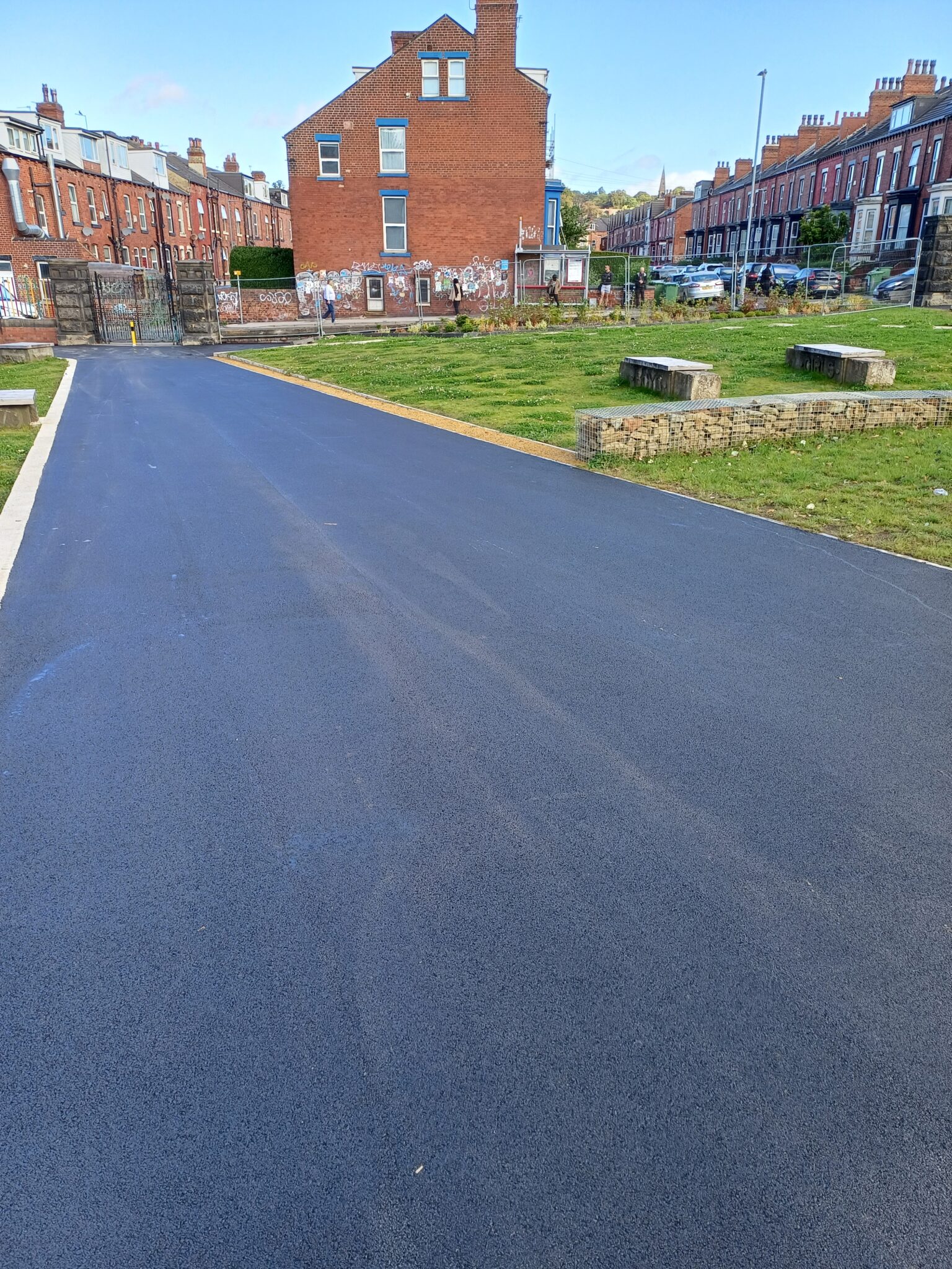 Tarmac to new paths at Royal Park, Burley - Groundwork Yorkshire ...