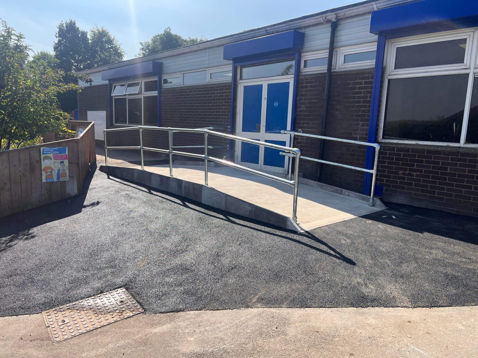 Access ramp at Ryecroft Academy, Bradford - Groundwork Yorkshire ...