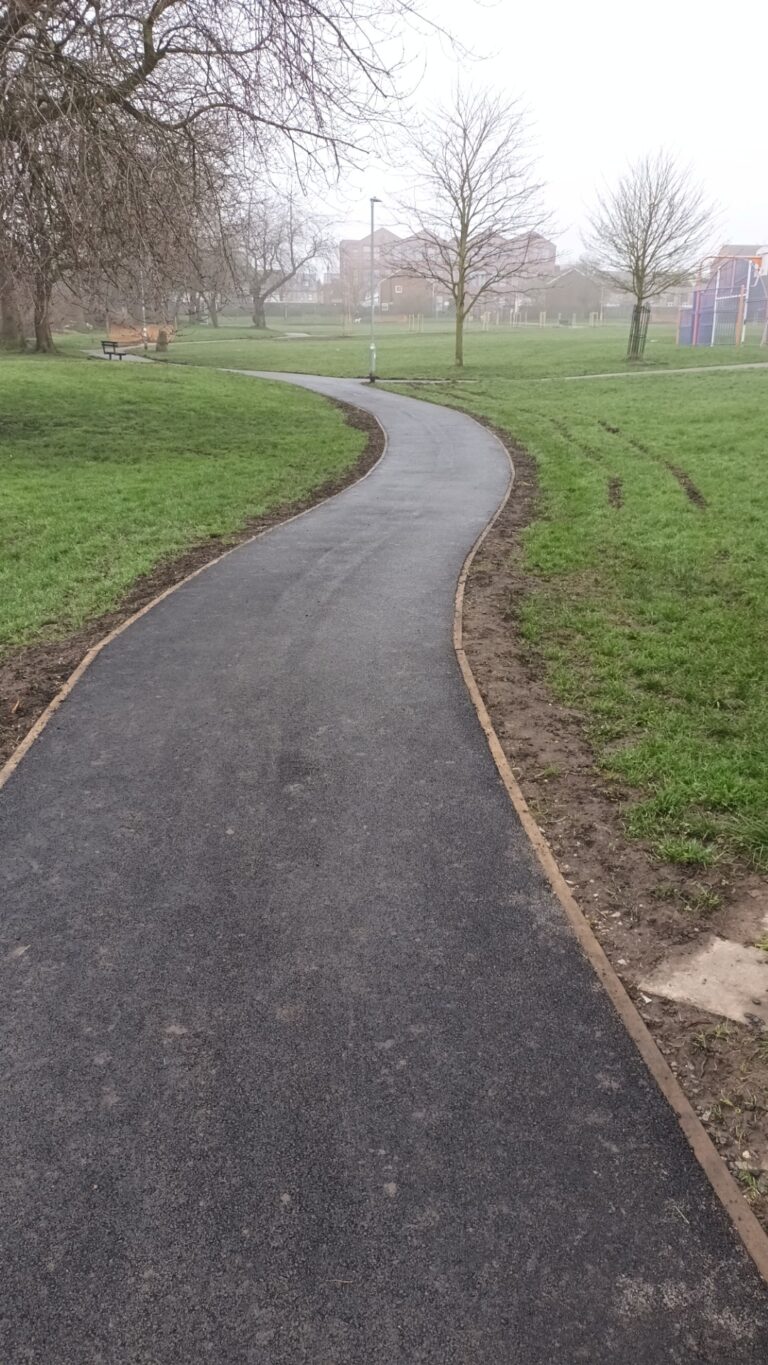 Path repairs to Lewisham Park - Groundwork Yorkshire, Tarmac, Surfacing ...