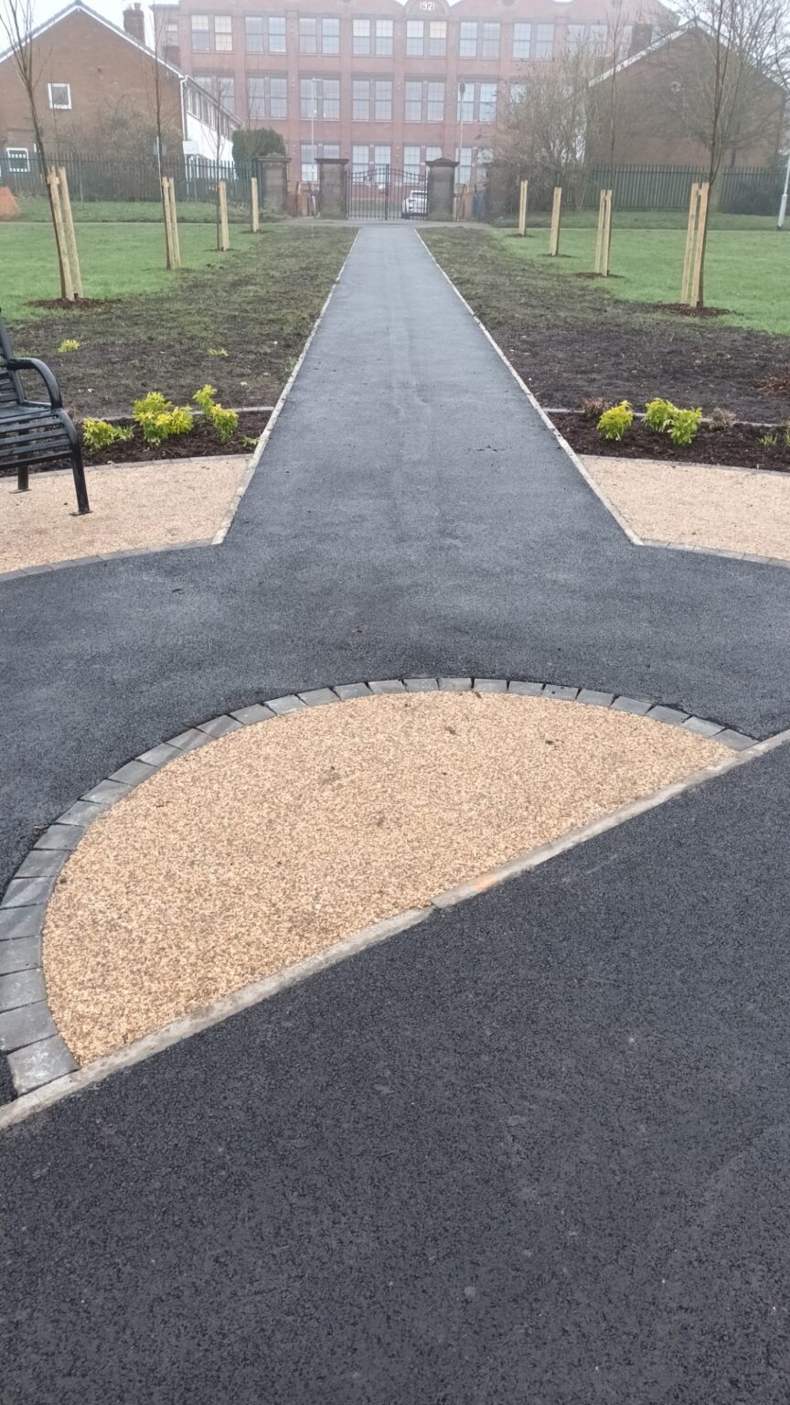 Path repairs to Lewisham Park - Groundwork Yorkshire, Tarmac, Surfacing ...