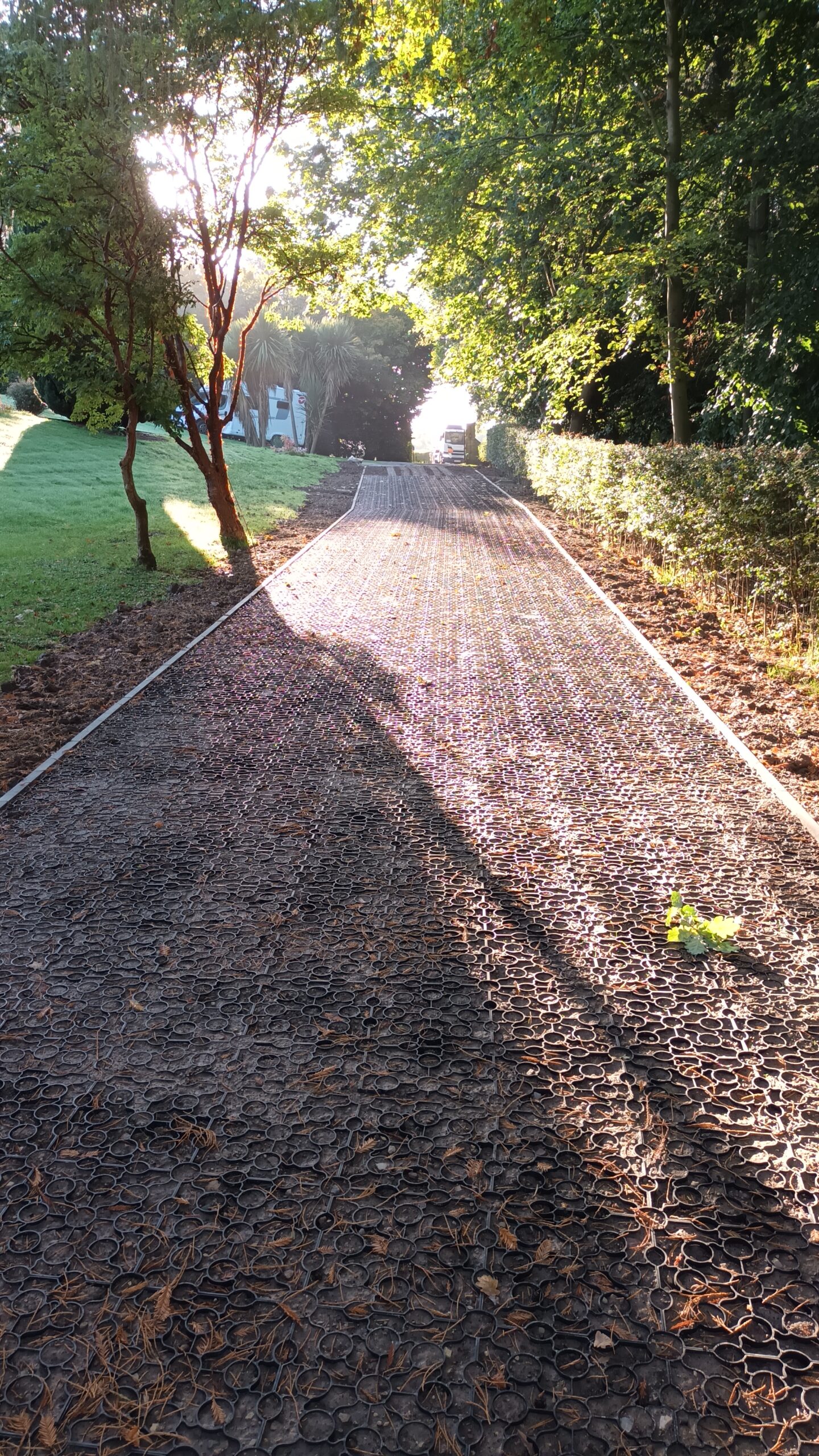 Installation of a Grass Block Road - Groundwork Yorkshire, Tarmac ...