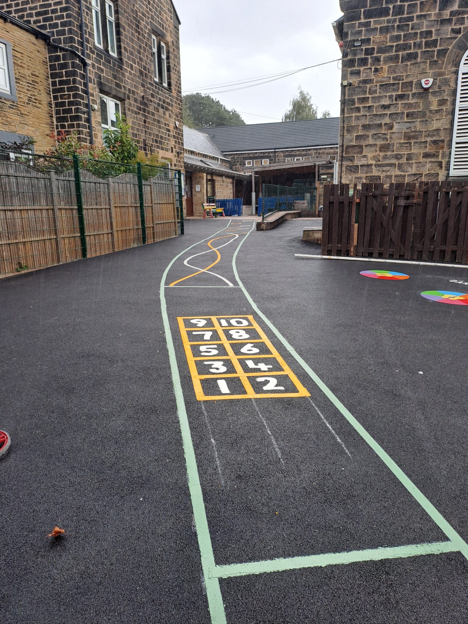 School playground in Leeds